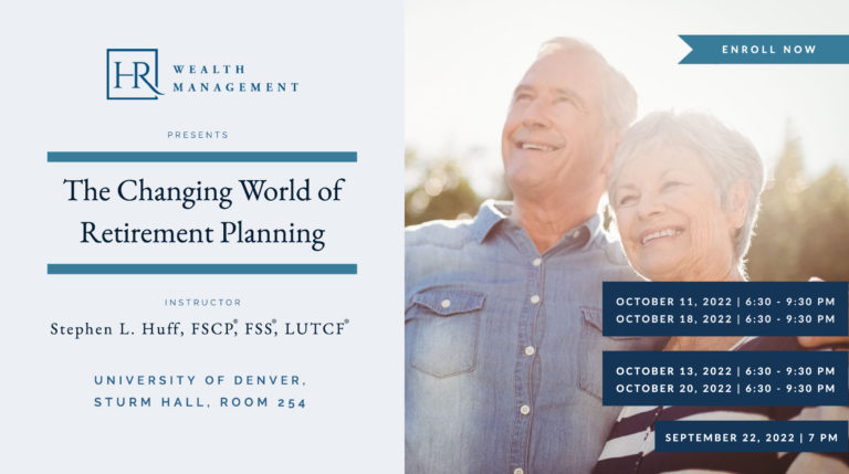 Retirement Course: The Changing World of Retirement Planning